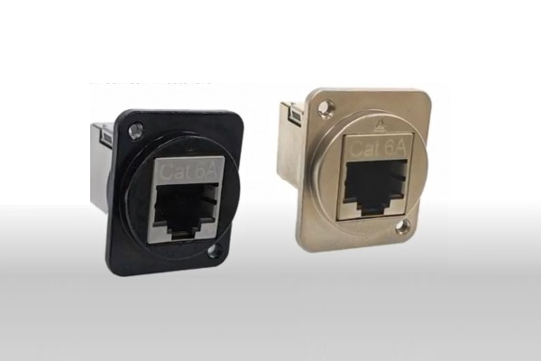 Conectores de montagem traseira série EH RJ45, da Switchcraft - Heilind ...