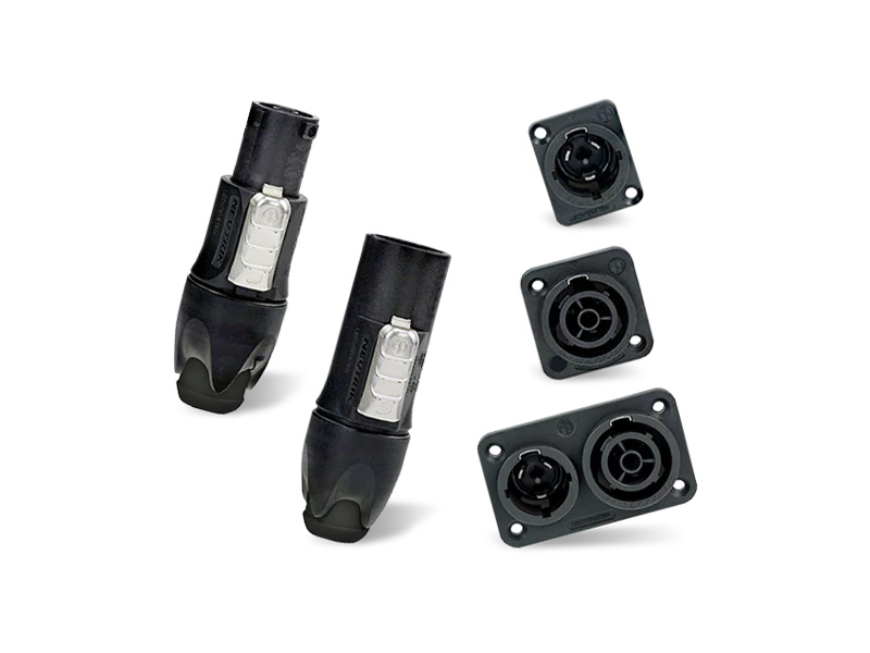 Conectores powerCON® TRUE1 TOP, da Neutrik - Heilind Electronics Brasil