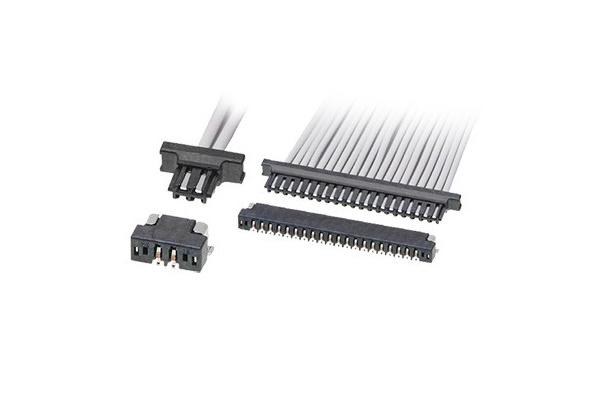 Sistema de conector cabo X placa Zero-Hachi de passo de 0,80 mm, da ...